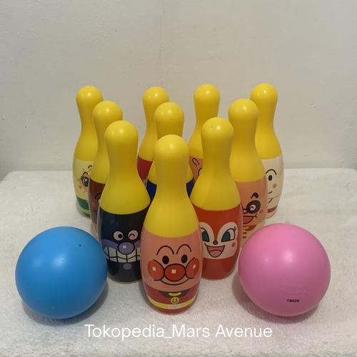 Jual Pinocchio Anpanman 10 Pins Bowling Set - Kota Batam - Mars Avenue ...