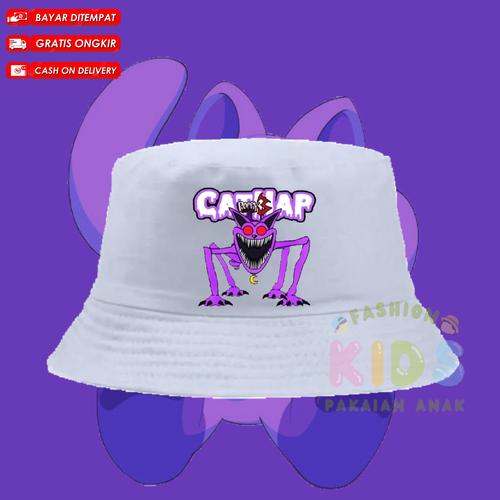Jual Topi anak bucket smiling critters catnap monster / topi backpack ...