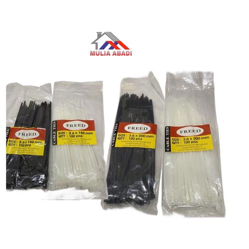 Jual kabel ties tebal /cable tie variasi hitam atau putih - Putih, 25cm ...