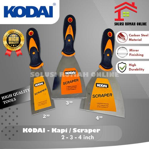 Jual KODAI Kapi Kape Gagang Karet Tebal Scraper Carbon Steel 2" / 3 ...