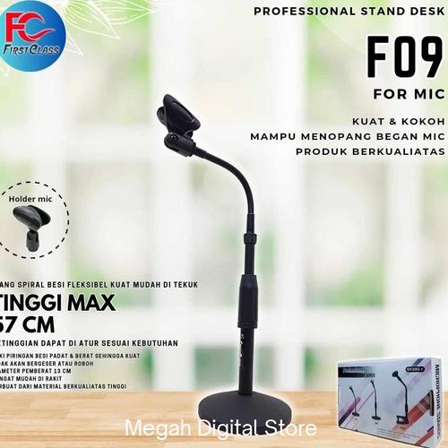 Jual Standing Meja podium Firstcllas F 09 Tabel Stand Mic Bulat ...