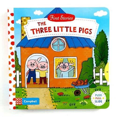 Jual CAMPBELL FIRST STORIES THE THREE LITTLE PIGS (PUSH & PULL SLIDE ...