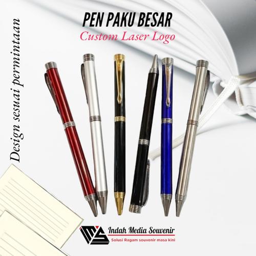 Jual PEN PROMOSI/PEN PAKU BESAR BESI BISA CUSTOM LASER LOGO - POLOS ...