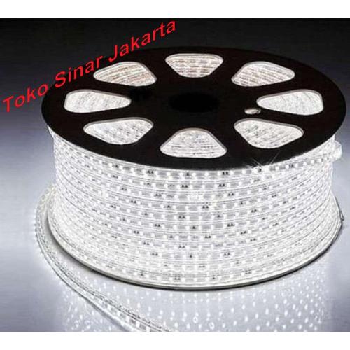 Jual Lampu LED Strip SMD 5050 Selang Light Lamp Outdoor PUTIH METERAN ...