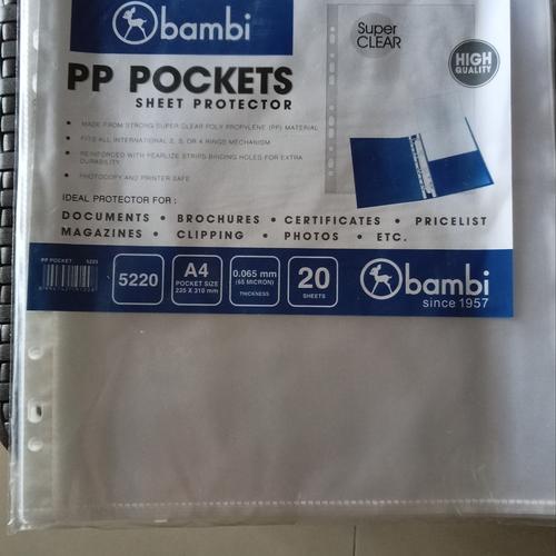 Jual PP POCKET 5220 BAMBI A4 - Jakarta Utara - winka stationery | Tokopedia