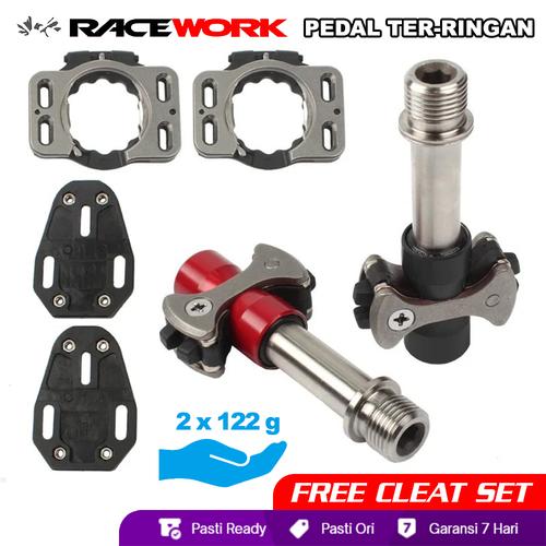 Promo Racework Titanium SpeedPlay Pedal Set Weight Weenies Pedals Cleat ...