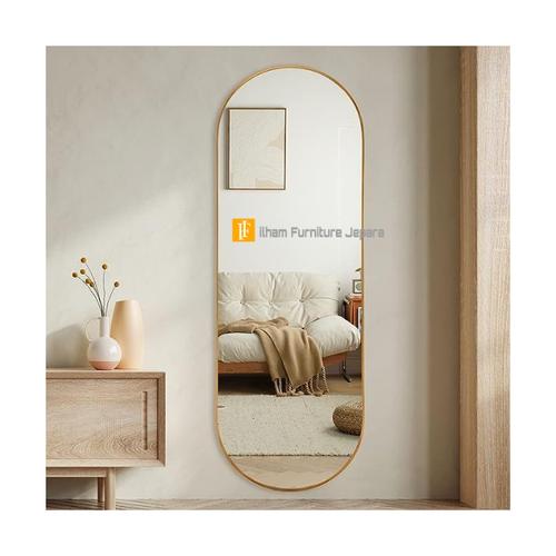 Jual CERMIN OVAL BESI GOLD / CERMIN DINDING FRAME BESI GOLD - Kab ...