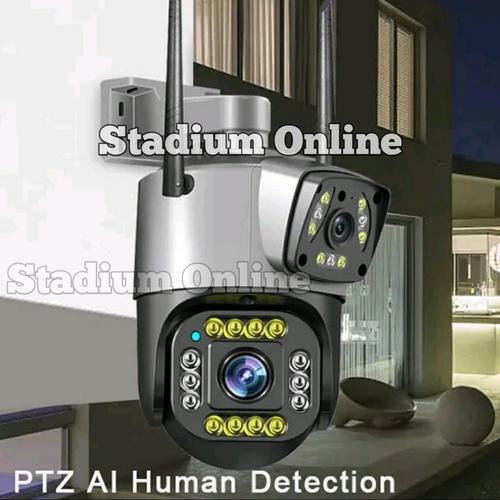 Jual PTZ Camera Double CCTV V380 Outdoor Duel Lens Outdoor Waterproof ...