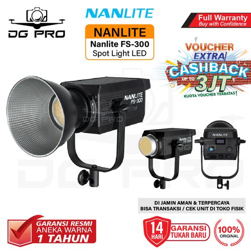 Jual Nanlite FS-300 Spot Light LED Video Light Studio Lighting FS300 ...