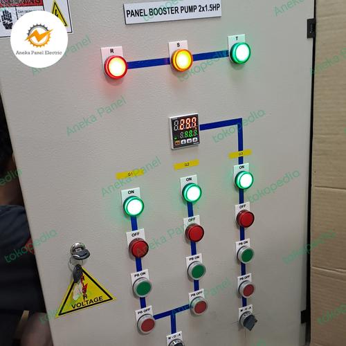 Jual PANEL BOOSTER PUMP 2×1.5 KW & TEMPERATURE CONTROLLERS / PANEL ...