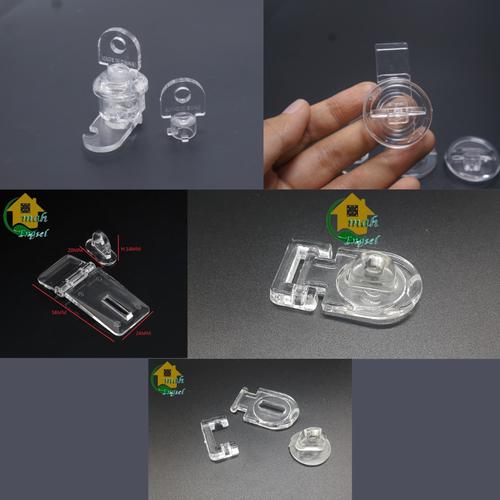 Jual Gembok akrilik Lock acrylic Overpal Hasp Latch akrilik Kunci box ...