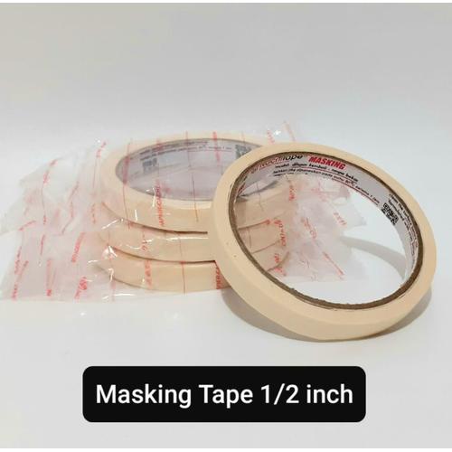 Jual Masking Tape Nachi seperti Daimaru 12mm 1/2 inch 20 Yard Lakban ...