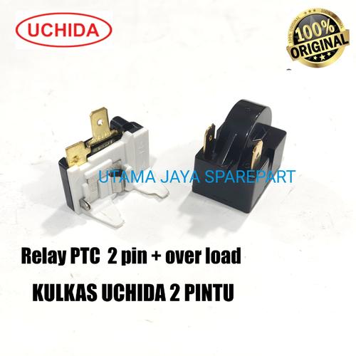 Jual RELAY PTC 2 PIN + OVERLOAD KULKAS UCHIDA 2 PINTU - Kab. Bekasi - utama jaya sparepart ...