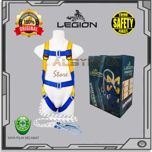Jual Full Body Harness (DOUBLE LANYARD) Big Hook (PLUS TALI DADA) - Plus ABSORBER - Kota ...