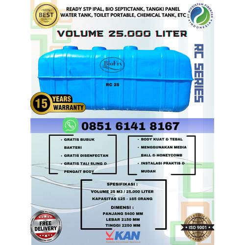 Jual Septic Tank BIotech Sistem 25000 liter - RC 25, Septic Tank Bio ...