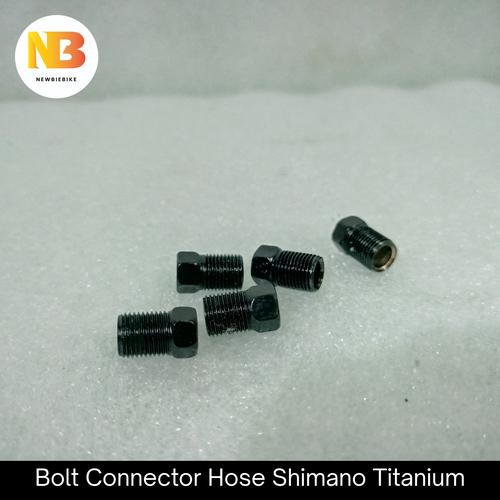 Jual Bolt connector Titanium hose hidrolik baut selang rem hidrolik ...