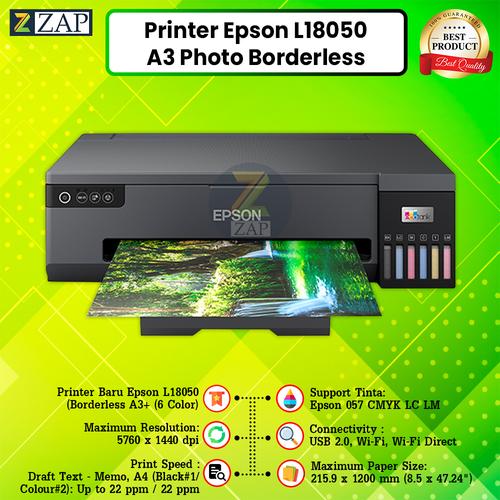 Jual PRINTER EPSON L1800 / L18050 INK TANK INFUS (PRINT) A3 A3 ...