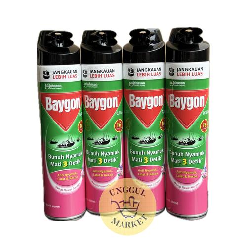 Jual Baygon aerosol flower garden 600ml + 75ml - Jakarta Utara - Unggul ...