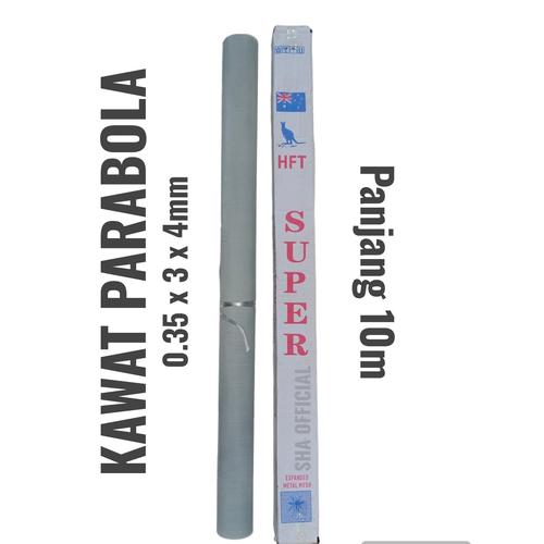 Jual Kawat Parabola Baja Putih Kawat Jaring Nyamuk Per Roll 10 Meter ...