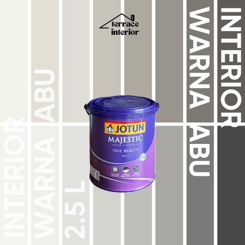 Promo Cat Tembok Majestic Matt Interior Jotun warna Abu Grey 2.5 L ...