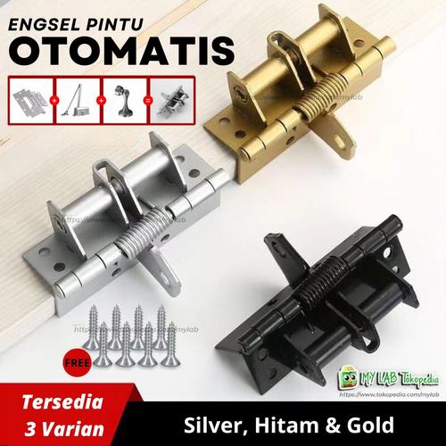 Promo Engsel Pintu Otomatis 3 IN 1 Dengan Pegas Bahan Baja Anti Karat ...