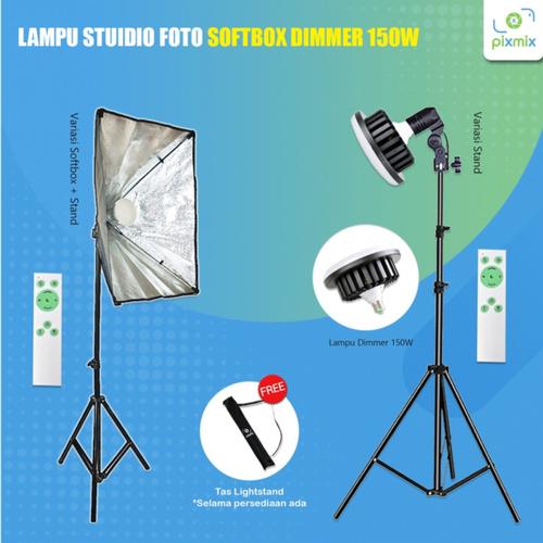 Promo Lampu studio foto profesional bicolor led - Softbox Dimmer ...