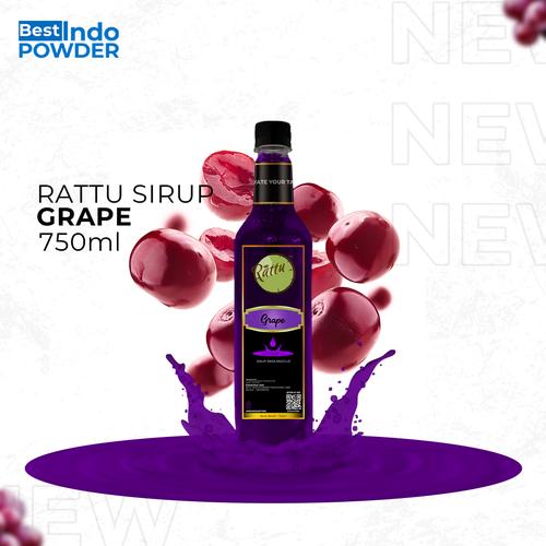 Jual SIRUP ANGGUR / SYRUP GRAPE RATTU BEVERAGE 750ml - Kab. Tangerang ...