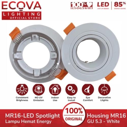 Jual Kap Rumah Lampu Downlight MR16 MR 16 Halogen Sorot LED Spot ...