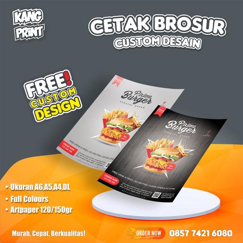 Jual Cetak Brosur Full Color bahan art paper - DL, 2 Sisi - Kota Bekasi ...