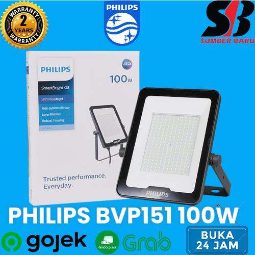 Jual LAMPU SOROT LED BVP151 100W PUTIH 6500K ORIGINAL - PHILIPS BVP 151 100 WATT FOODLIGHT ...