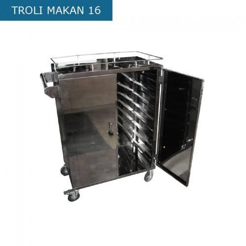 Jual Food Trolley 16 Susun / Trolley Pengantar Makanan Pasien Rumah ...