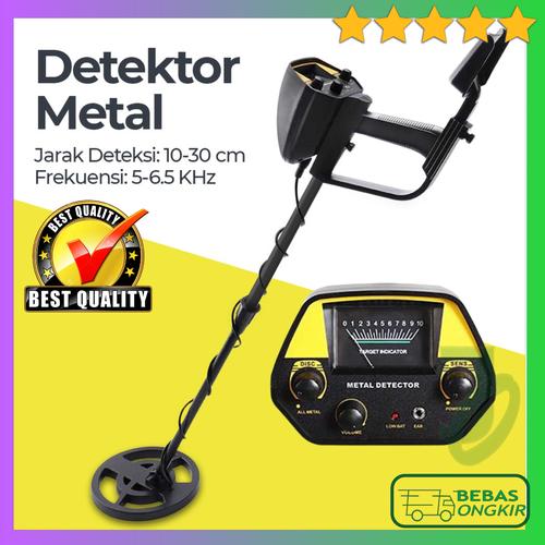 Jual Metal Detector Gold Pendeteksi Emas Logam 9V 30cm TIANLILONG ...