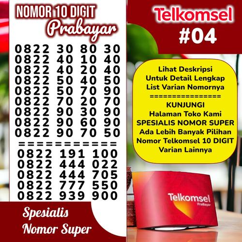 Jual Nomor Cantik simPATI 10 DIGIT Prabayar - Nomor Cantik Telkomsel #04 - Kab. Brebes ...