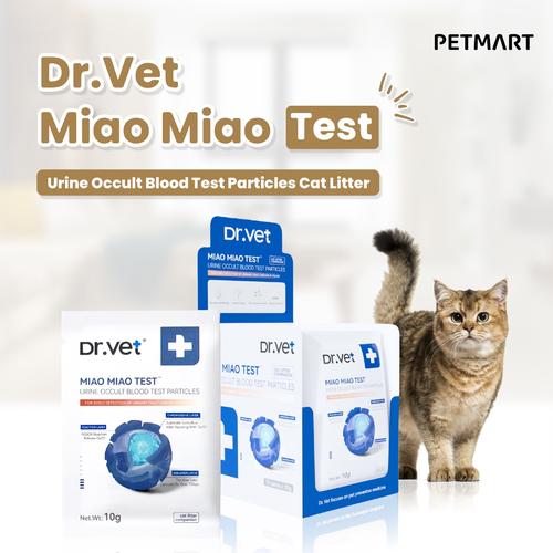 Promo Dr.Vet Miao Miao Test Urine Occult Blood Test Particles Cat ...