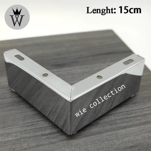 Jual KAKI SOFA SIKU TEBAL 5CM CHROME STAINLESS/KAKI SOFA LETTER L 5CM ...