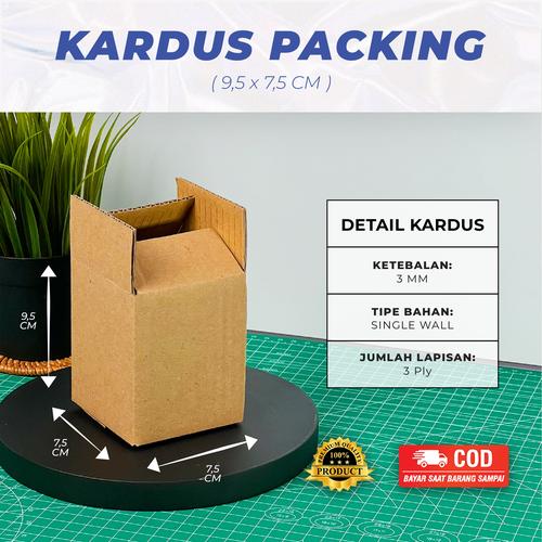 Jual [KARDUS PACKING] - 7CM X 7CM X 9CM - KARDUS POLOS - KERTAS KRAFT ...