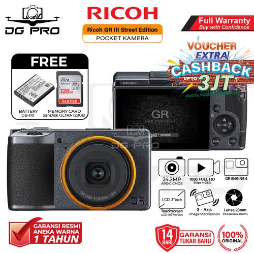 Jual Ricoh GR III Reguler Street Edition Digital Camera - GRIII Resmi - PAKET STANDARD - Jakarta ...