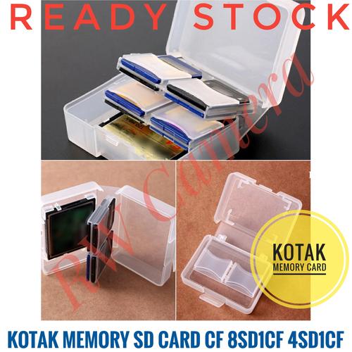 Jual 8SD1CF 4SD1CF Kotak Memory SD Card CF Box Case Memori Kamera ...