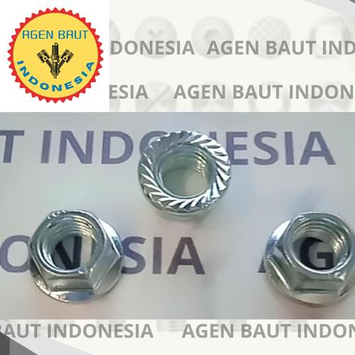 Jual Mur Flange M10 Tinggi/ Flange Nut M10 - Kota Bekasi - AGEN BAUT ...