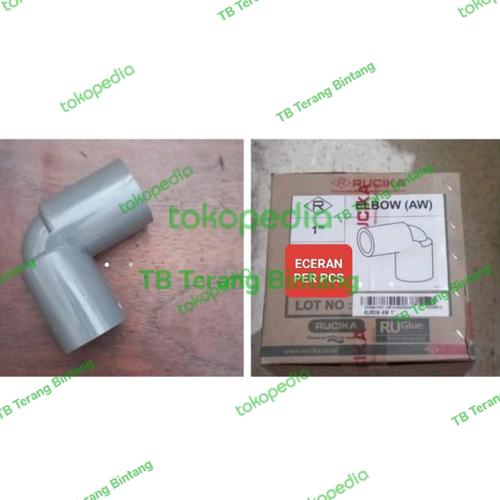 Jual Elbow Knee Rucika 1" Inch Sambungan Siku Pipa PVC - Kota Tangerang ...