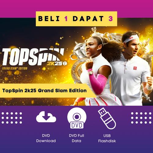 Jual TopSpin 2K25 Grand Slam Edition | Game PC Original - DVD-DLm25GB - Jakarta Timur - OneLine ...