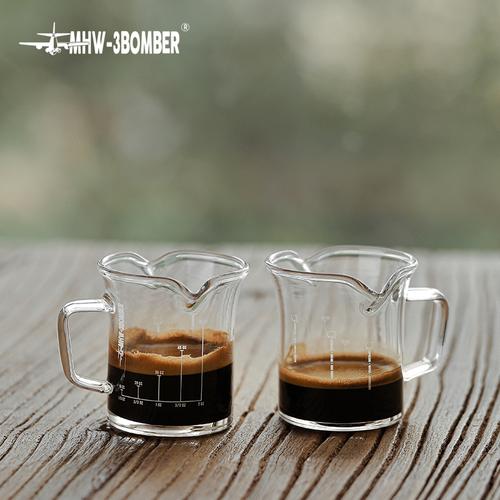 Jual MHW-3BOMBER 80ml Double Mouth Glass Measuring Cup/ Gelas Takar ...