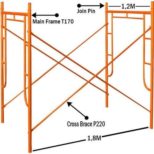 Jual Steger Scaffolding Baru / Bekas MainFrame 190cm 170cm 150cm ...