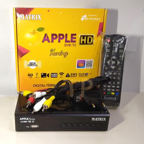 Jual Set Top Box DVB T2 Matrix Apple Kuning STB TV Digital - Kota ...