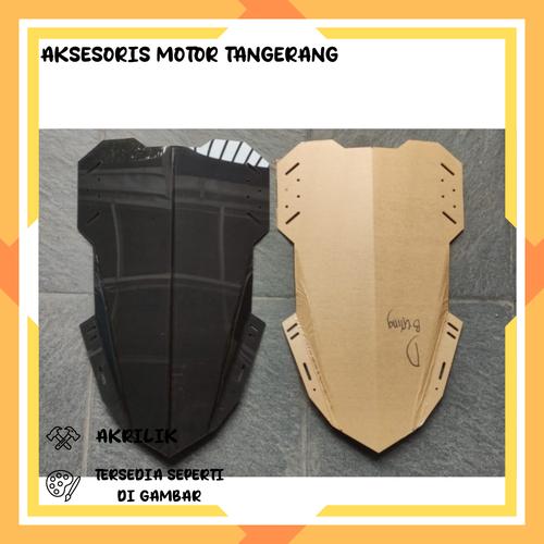 Jual VISOR CUSTOM 60 CM WINDSHIELD CUSTOM 60 CM VIXION NVA NVA NEW CB ...