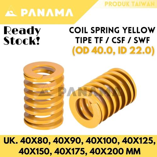 Jual CSF 40 x 100 mm Coil Spring Kuning CSF / SWF od 40.0 id 22.0 ...
