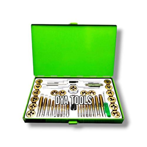 Jual 40PCS MATA HAND TAP TAPS AND DIE DIES SENAI DRAT SET 40 PCS TEKIRO ...