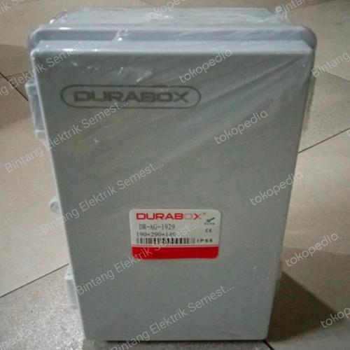 Jual ABS Junction Box Plastik 190x290x140mm Abu-abu + Base Plate ...