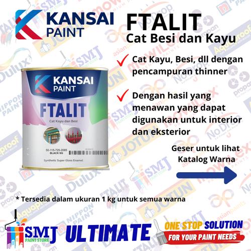 Jual CAT MINYAK FTALIT KEMASAN 20 KG - 544 black doff - Jakarta Selatan ...