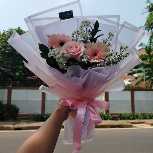 Jual Buket bunga buket mawar pink506 Buket Bunga ultah birthday ...
